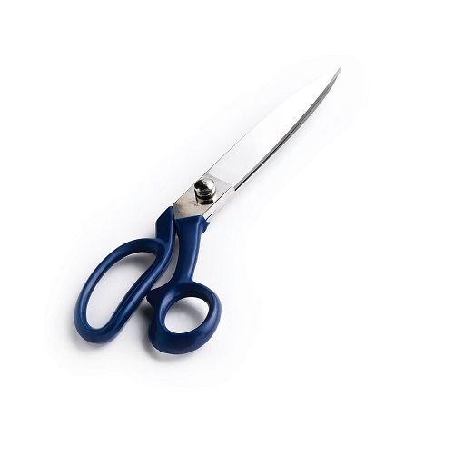 12" Knife Edge Shears Blue PVC Handle - Re-new Flooring Tools