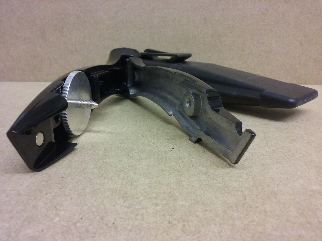 Janser Dolphin Black Trimming Knife With Holster - Re-new Flooring Tools
