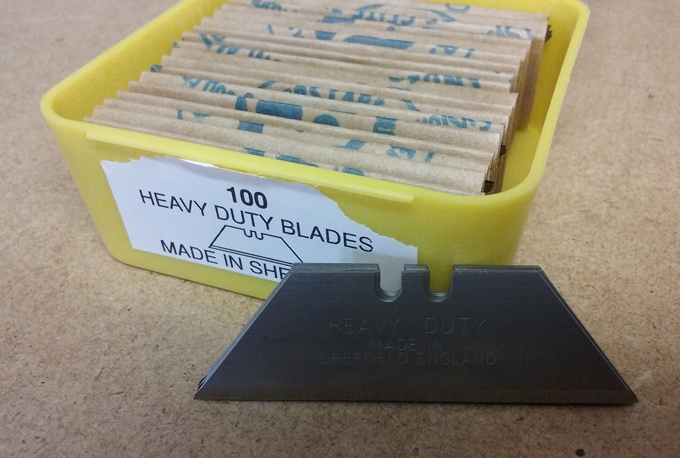 Janser Yellow Box Heavy Duty Straight Blades Box Of 100 - Re-new ...