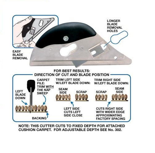 Crain 301 Cushion Back Cutter - Re-new Flooring Tools